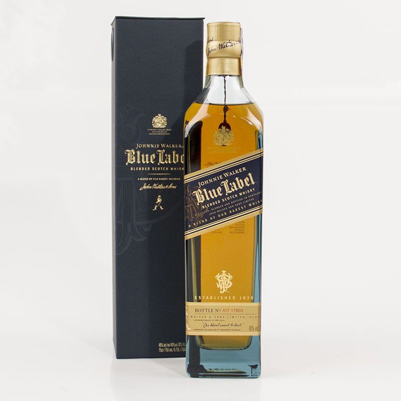 J.Walker Blue 0,75L 40% Slim Pack | Excaliburshop